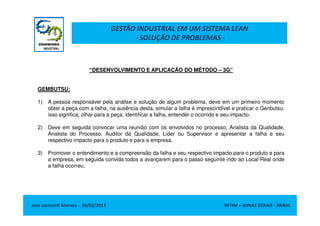 Metodologia 3G para solução de problemas | PDF