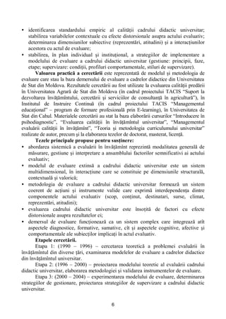 Metodologia evaluării | PDF