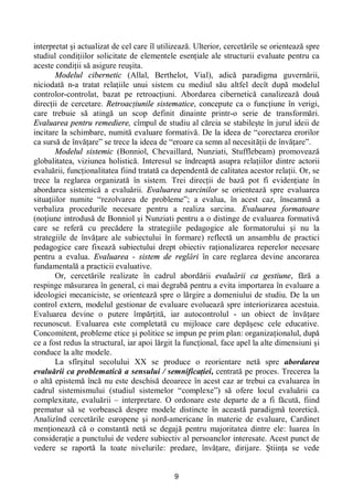 Metodologia evaluării | PDF