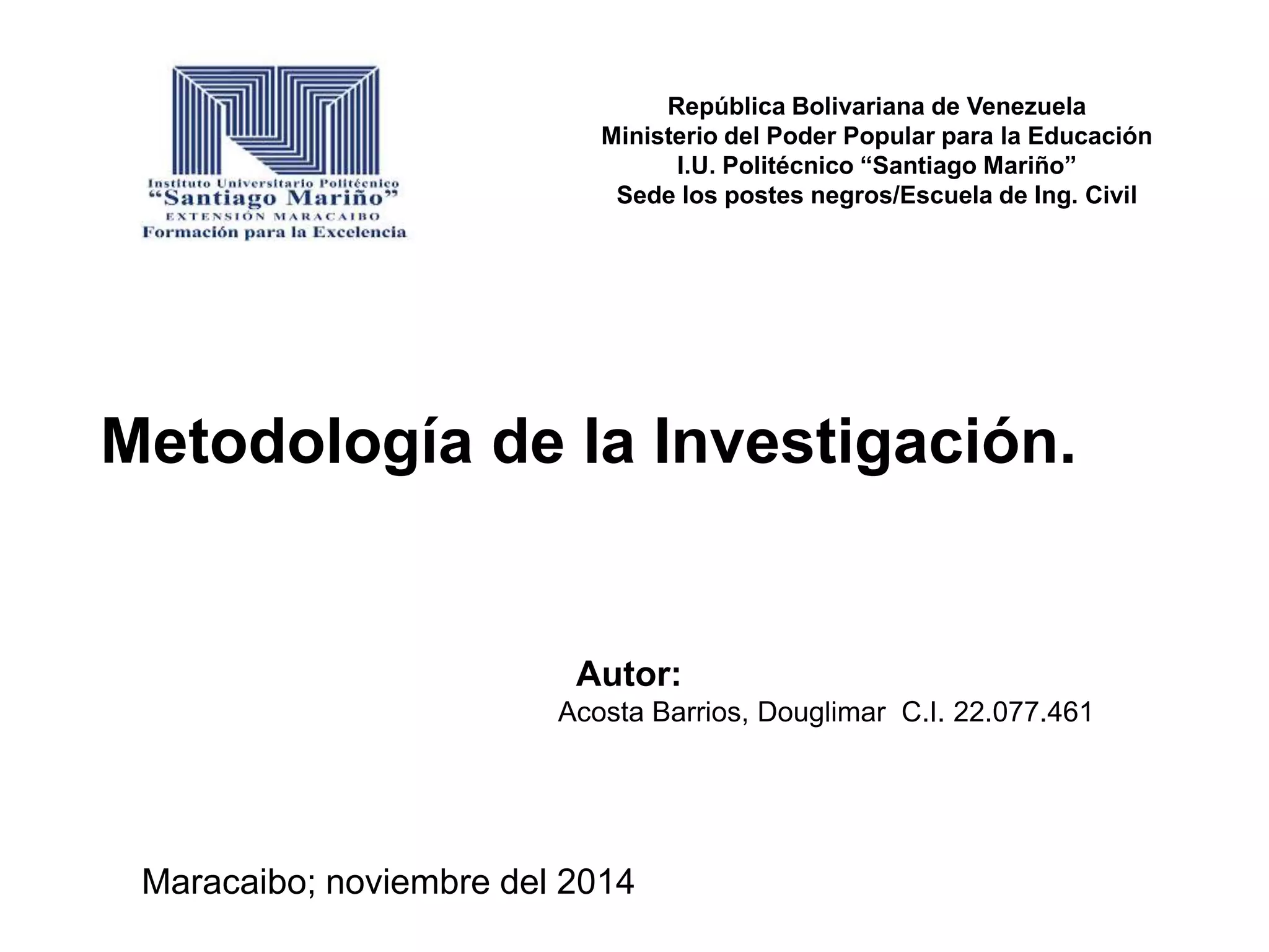 Mapa Conceptual Del Metodo Cientifico Ppt