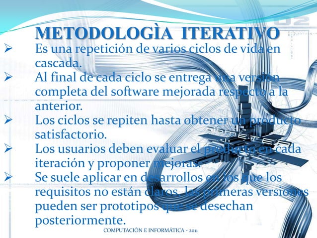 Metodologia iterativa | PPT