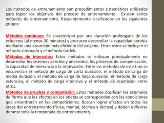 Metodologia del entrenamiento deportivo | PPTX