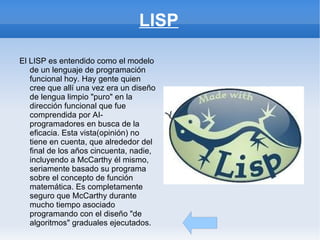 Lenguaje de programación | ODP