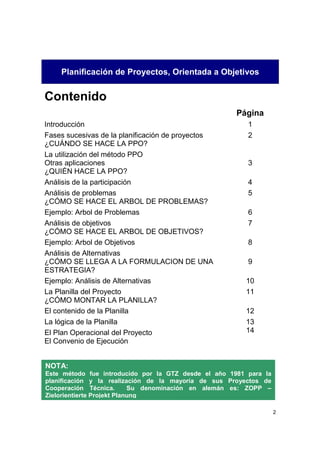 Metodologia zopp gtz | PDF