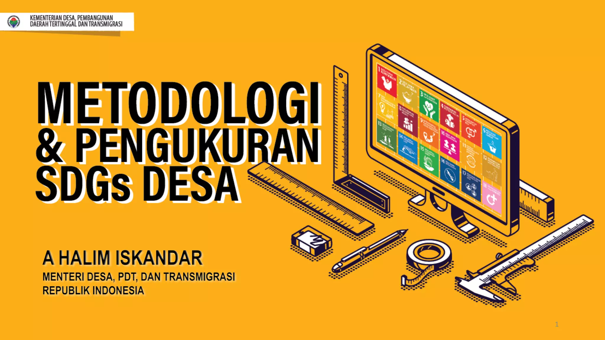 Metodologi dan Pengukuran SDGs DESA | PDF