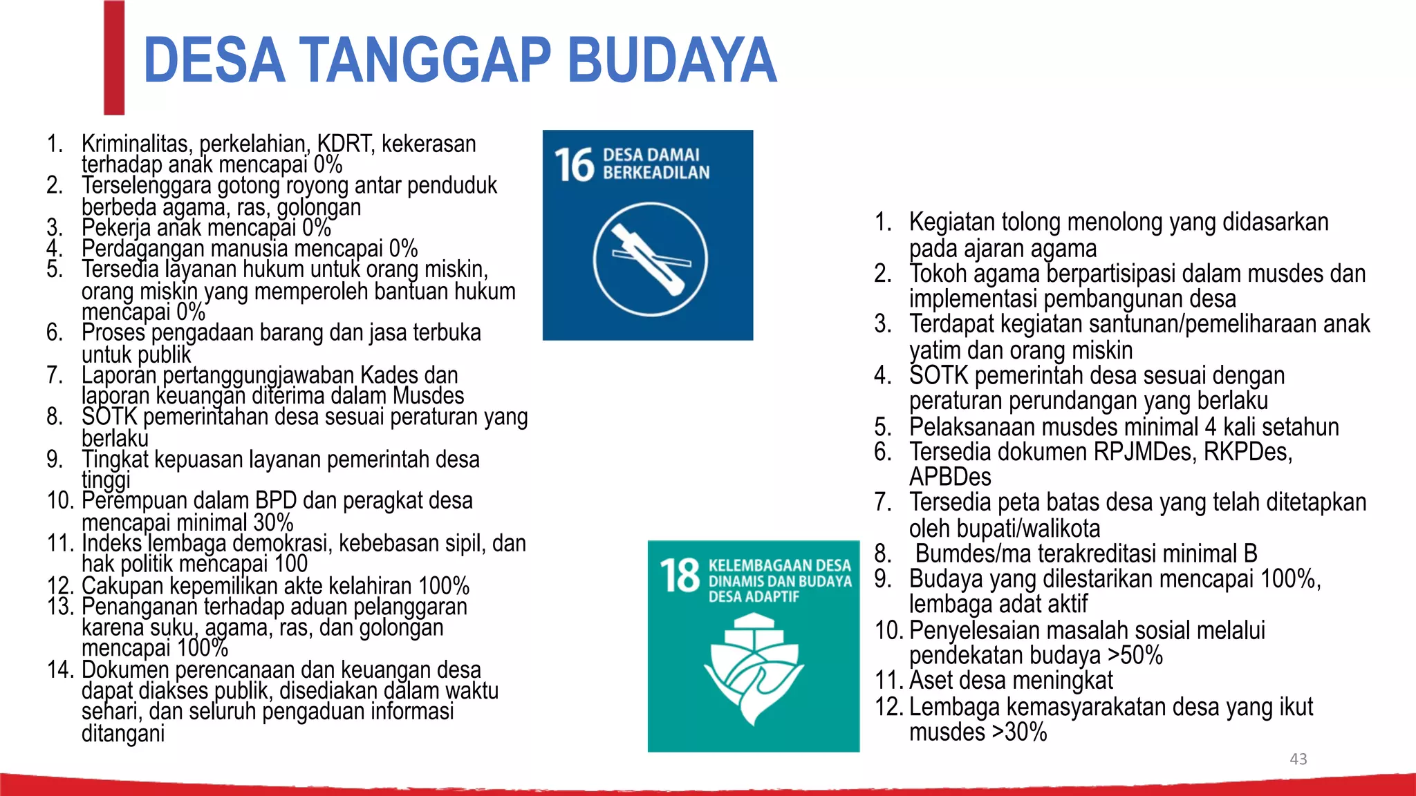 Metodologi dan Pengukuran SDGs DESA | PDF