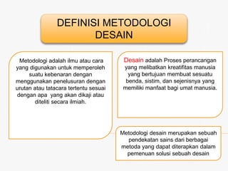 Metodologi desain | PPT
