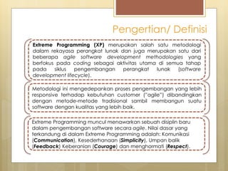 Metodologi extreme programming | PPTX