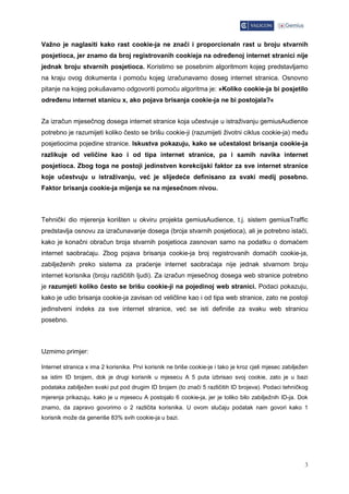 Metodologija analiza podataka gemius audience_valicon | PDF