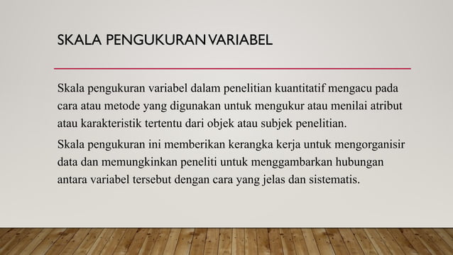Metodologi Kep (Skala Pengukuran Variabel) Kel 11(1).pptx