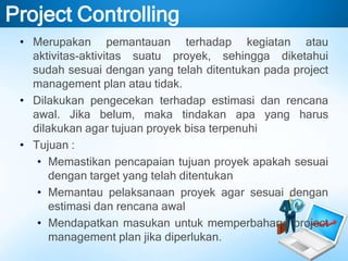 Metodologi manajemen proyek yang mudah di pahami | PPT