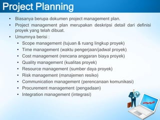 Metodologi manajemen proyek yang mudah di pahami | PPT