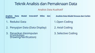 Metodologi Penelitian penelitian kualitatif | PPTX