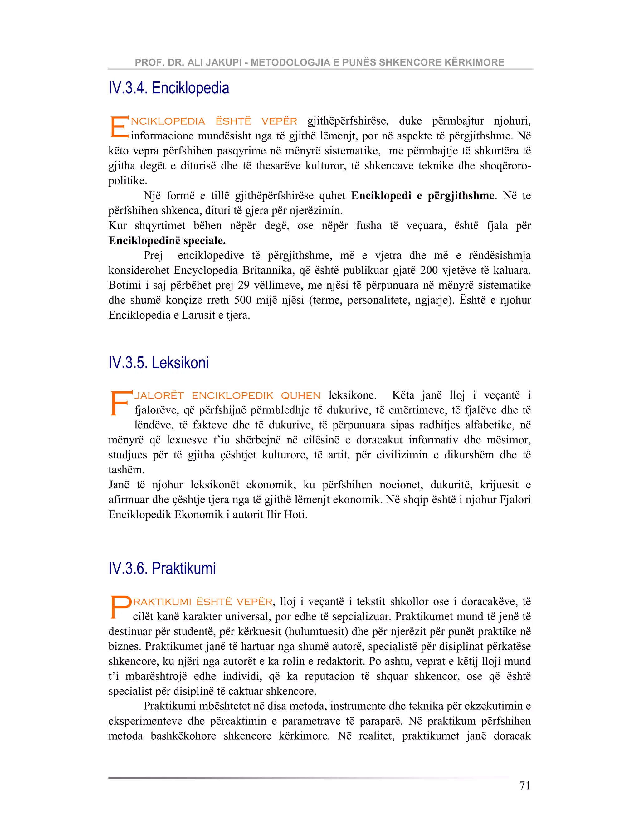 Metodologjia kerkimore shkencore, prof. dr. Ali Jakupi | PDF