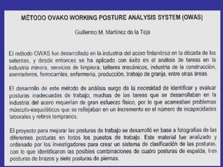 Metodo owas | PPT