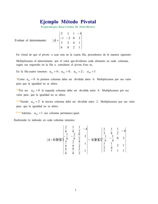 Metodo pivotal | PDF