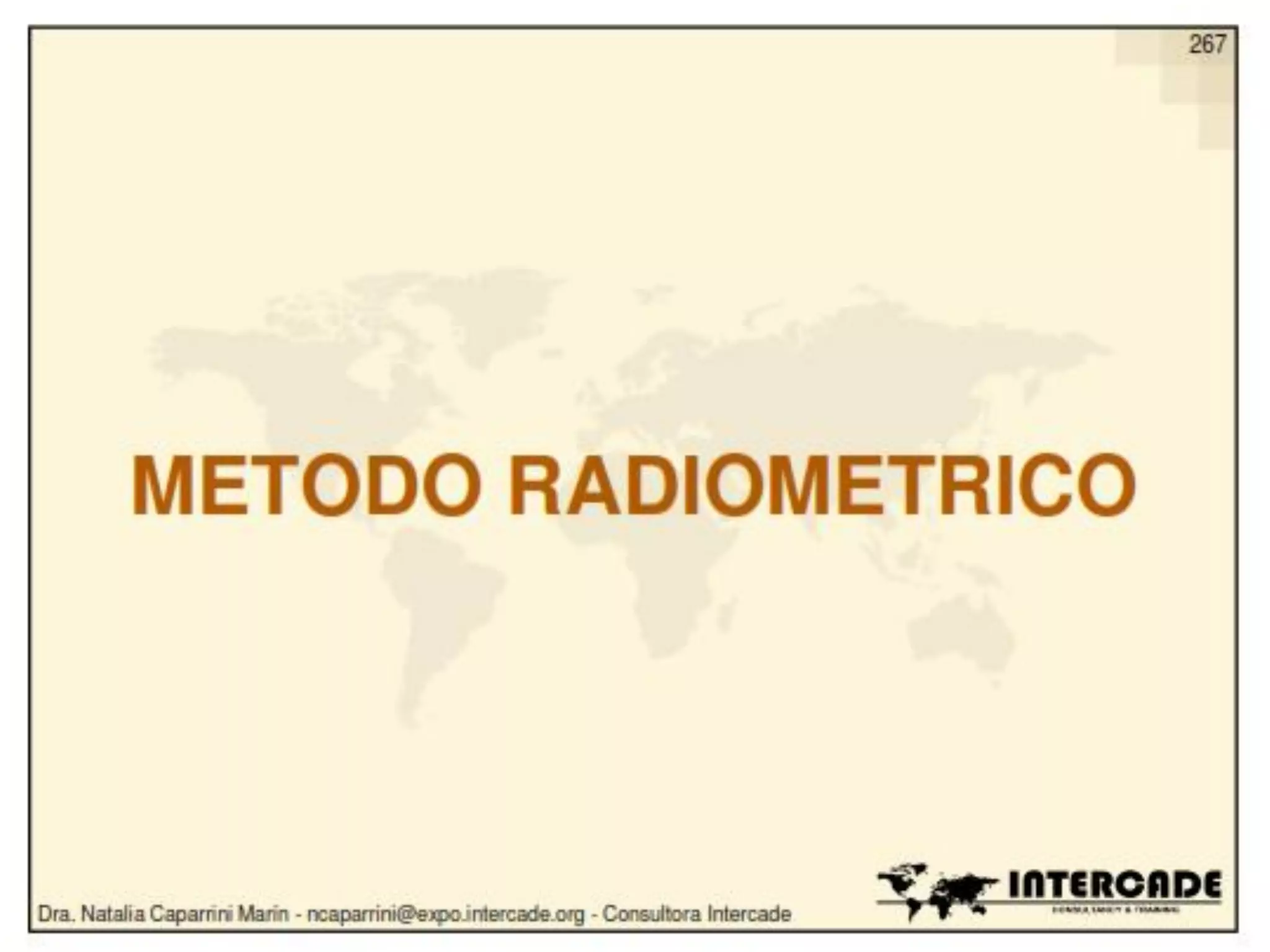 Metodo radiometrico unamba | PDF