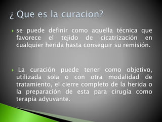 Métodos avanzados de curación | PPTX