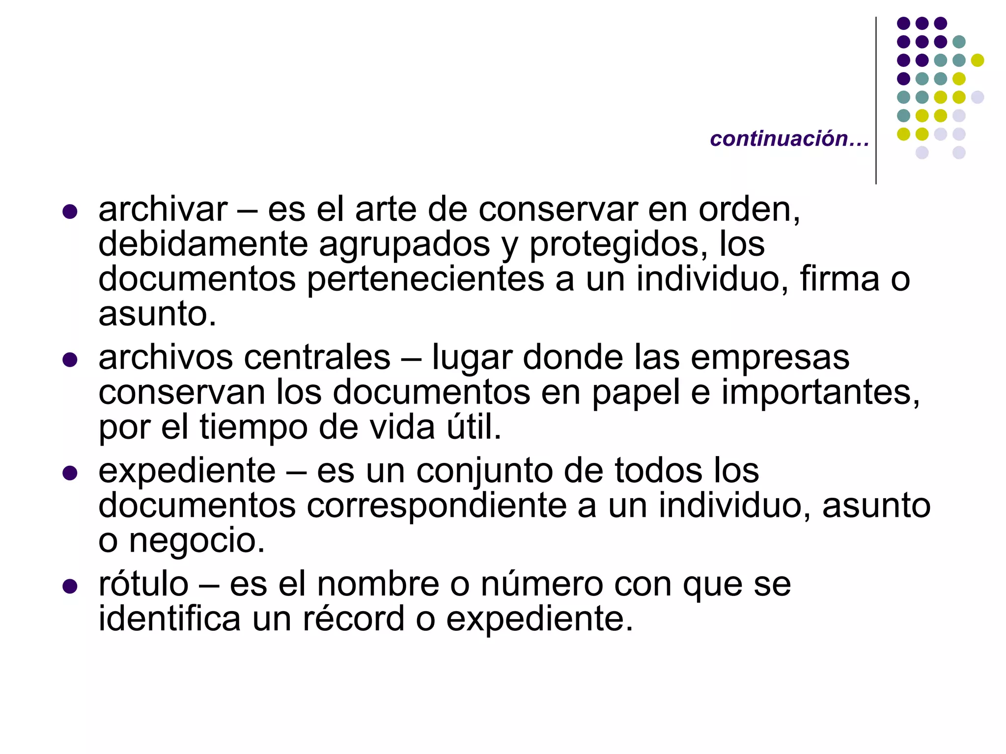 Metodos Basicos Para Archivar Y Mantenr Los Documentos | PDF