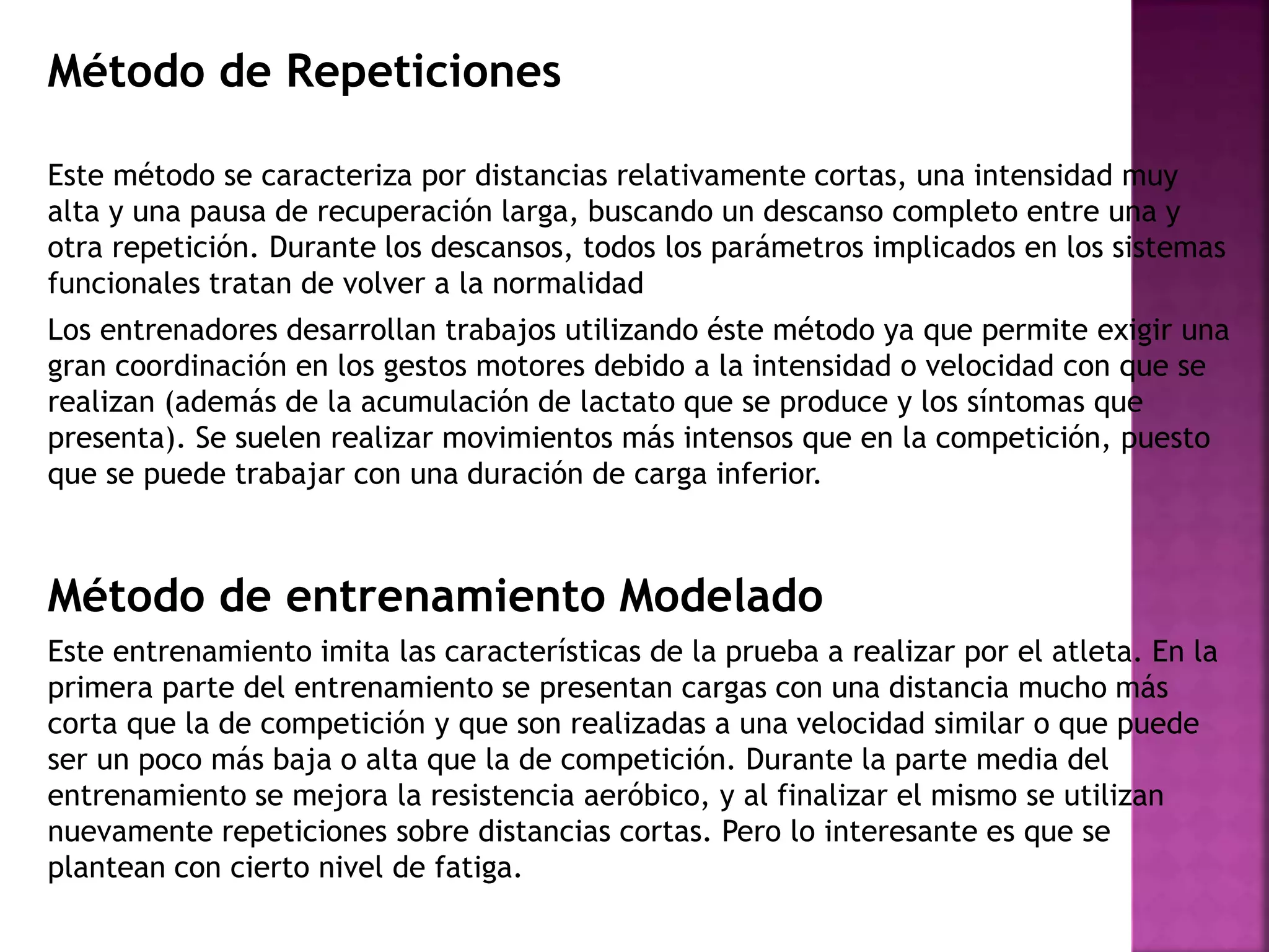 Metodos de-entrenamiento | PPTX
