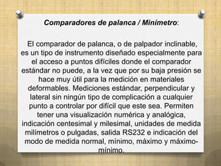 instrumentos de comparacion | PPTX