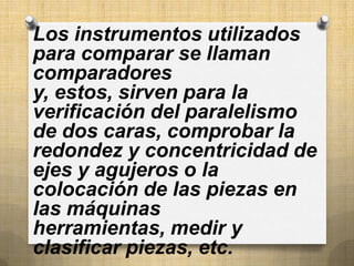 instrumentos de comparacion | PPTX