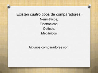 instrumentos de comparacion | PPTX