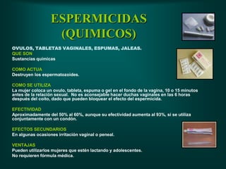Metodos anticonceptivos | PPT