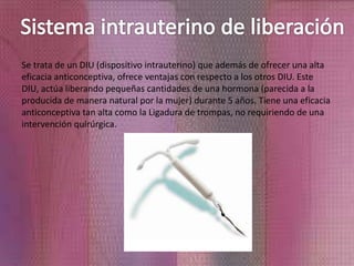 Metodos anticonceptivos | PPTX