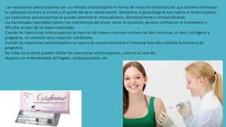 Metodos anticonceptivos | PPTX
