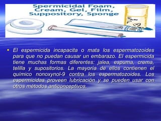 Metodos anticonceptivos quimicos | PPT
