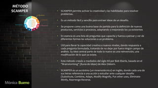 Metodo scamper | PDF
