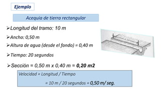 METODOS DE AFORO Y SU IMPORTANCIA .pptx