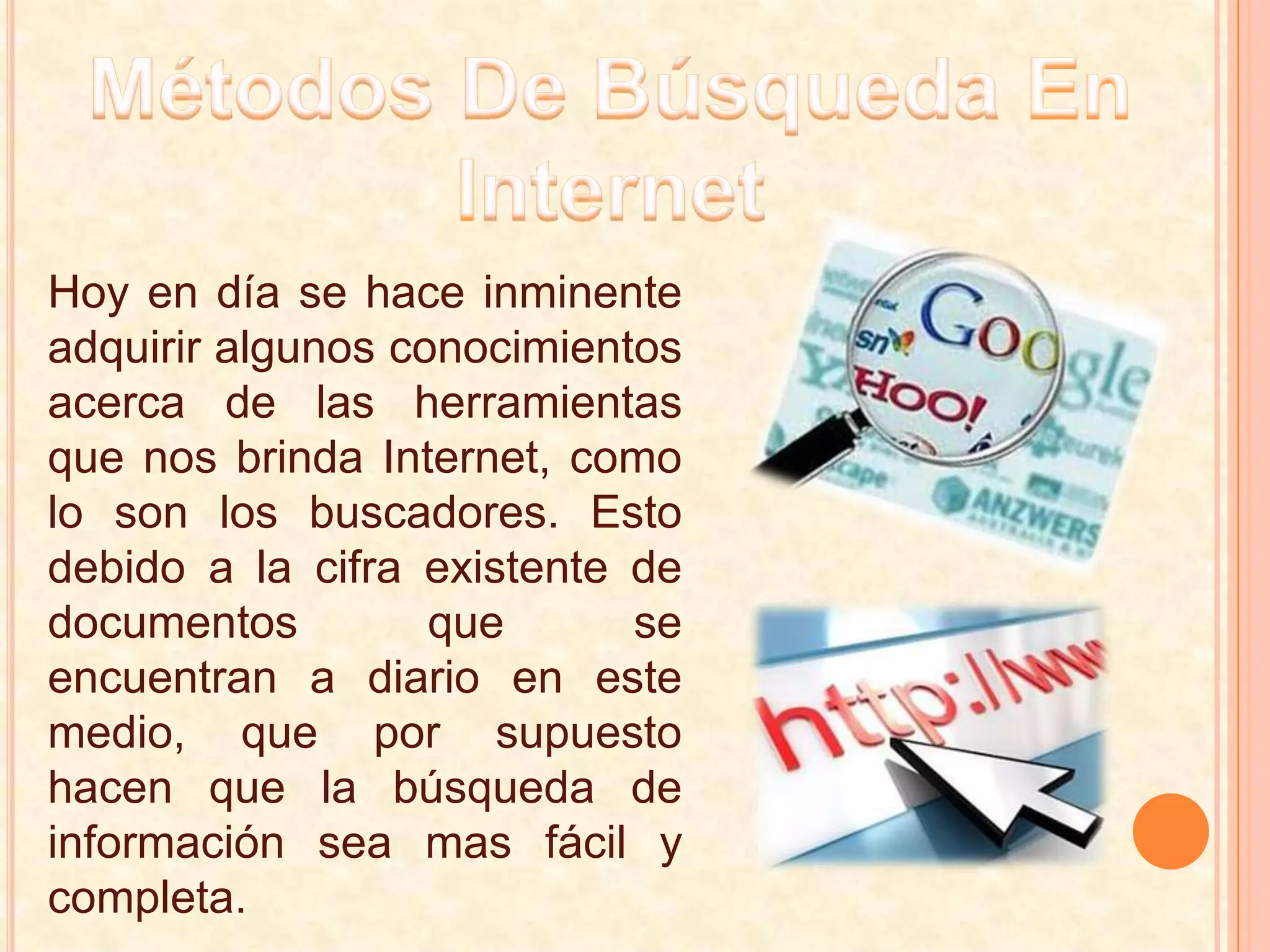 Metodos de busqueda | PPTX