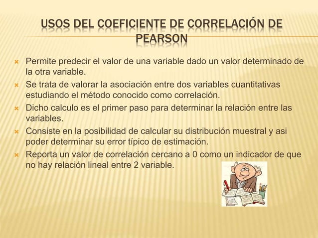 Metodos de correlacion de spearman y pearson