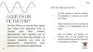Métodos de Diseño de Filtros FIR | PDF