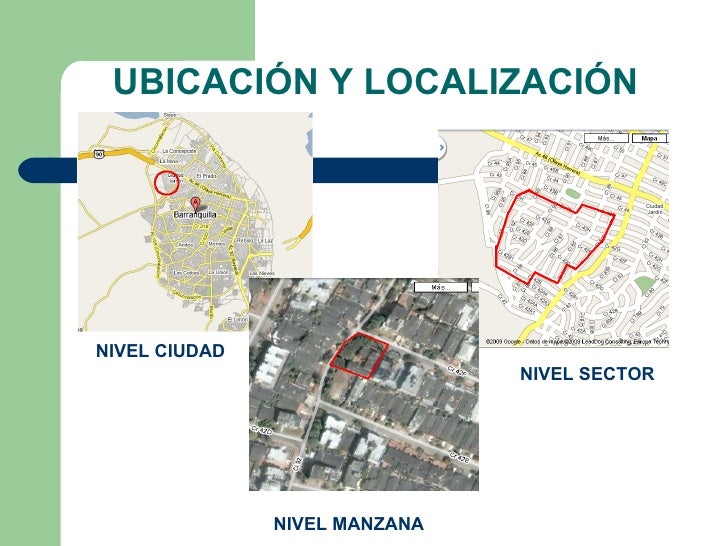 ANALISIS DE UBICACION Y LOCALIZACION