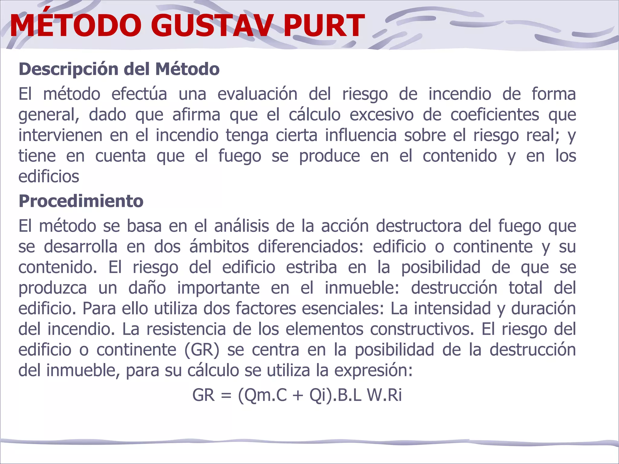 Métodos de evaluación de riesgos | PPTX