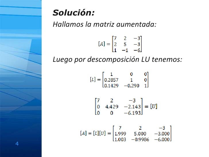 Metodos de matrices 2