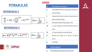 Metodos de socavacion en puentes | PPTX