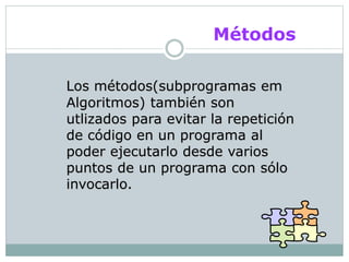 Metodos en java | PPT