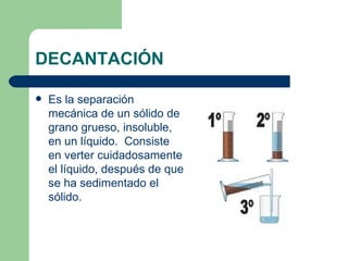 Metodos Fisicos Separación Mezclas | PPS