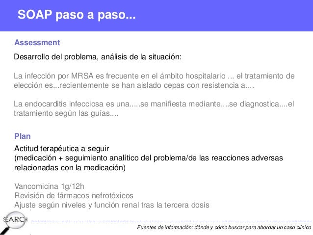 Metodo soap estructura_caso_clinico Metodo soap estructura_caso_clinico