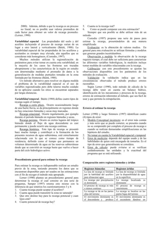 Metodos para determinar la recarga en acuiferos maria victoria velez | PDF