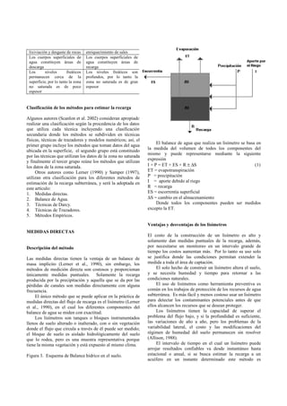 Metodos para determinar la recarga en acuiferos maria victoria velez | PDF