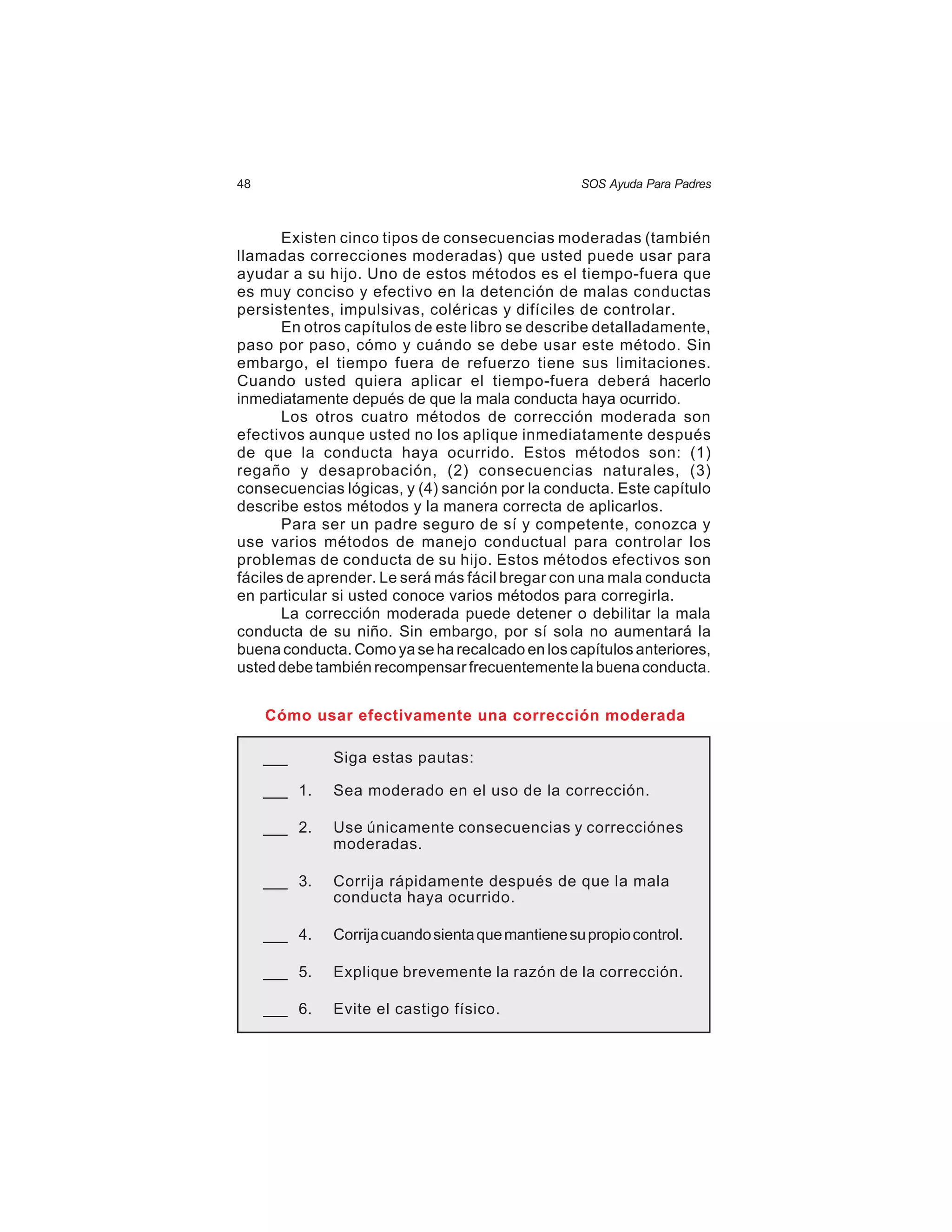 Metodos principales para eliminar la mala conducta | PDF
