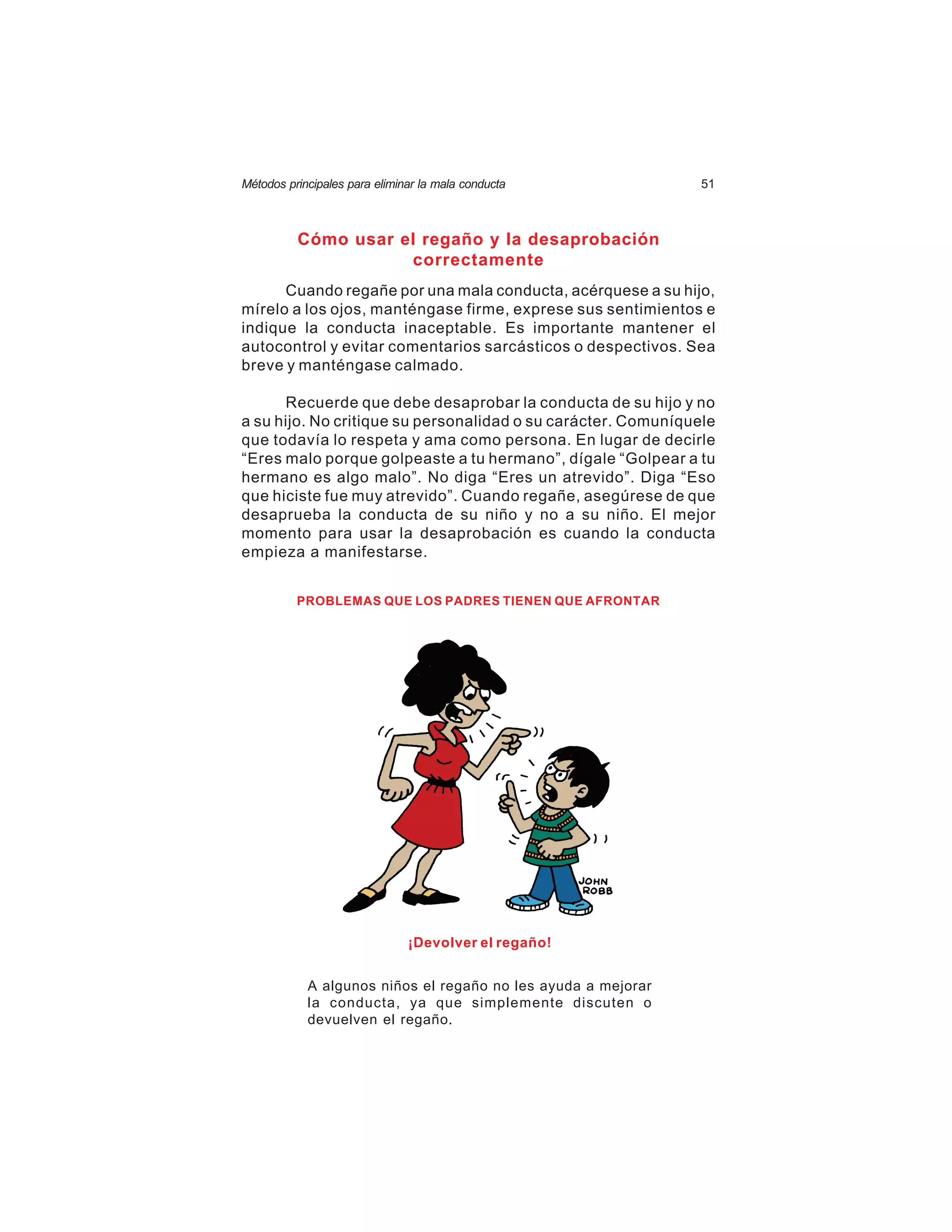 Metodos principales para eliminar la mala conducta | PDF