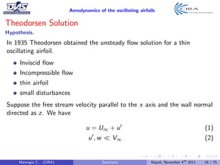 Metodo_Theodorsen.pdf_Aerodynamics of oscillating airfoils | PDF