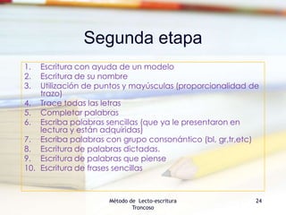 Método troncoso lecto escritura | PPTX