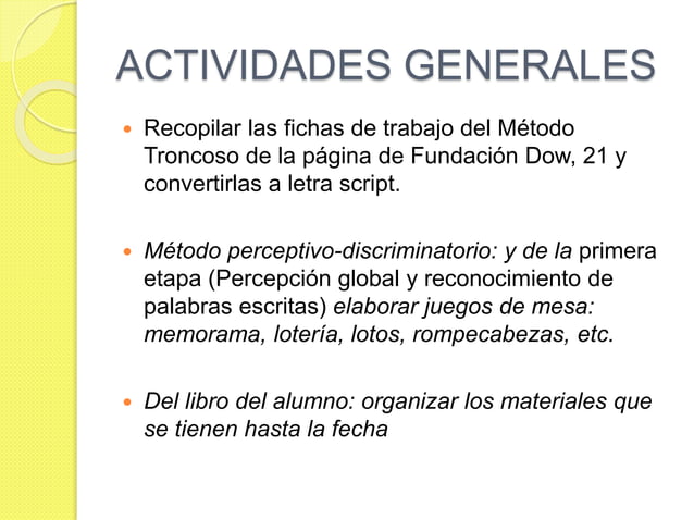 METODO TRONCOSO.pptx metodo troncoso pptx | PPTX | Special Education ...